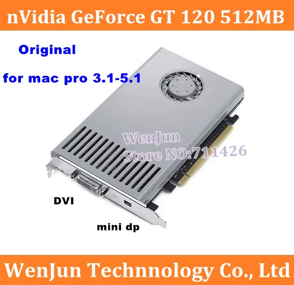 Placa de vídeo nvidia geforce gt120 512mb, placa original para mac pro ...