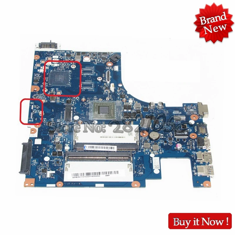 Nueva ACLU5/ACLU6 NM-A281 Rev: 1.0 placa madre para Lenovo G50-45 Mainboard con E1 bordo CPU ...