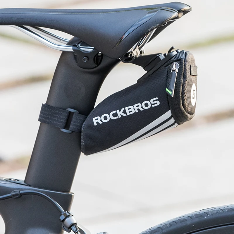 ROCKBROS Mini Bicycle Saddle Rear Bags Portable Road Bike Tail Quick ROCKBROS Mini Bicycle Saddle Rear Bags Portable Road Bike Tail Quick