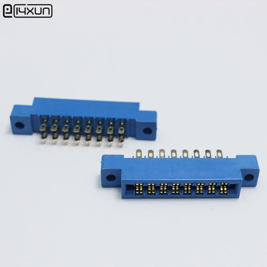 10pcs/Lot 805 Card Edge Connector 3.96mm Pitch 2x8 Row 16 Pin PCB Slot ...