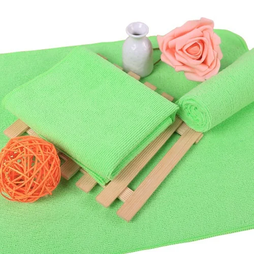 Sofas and chairs cleaning cloth 2pcs 30*40cm green towel Rag microfiber ...