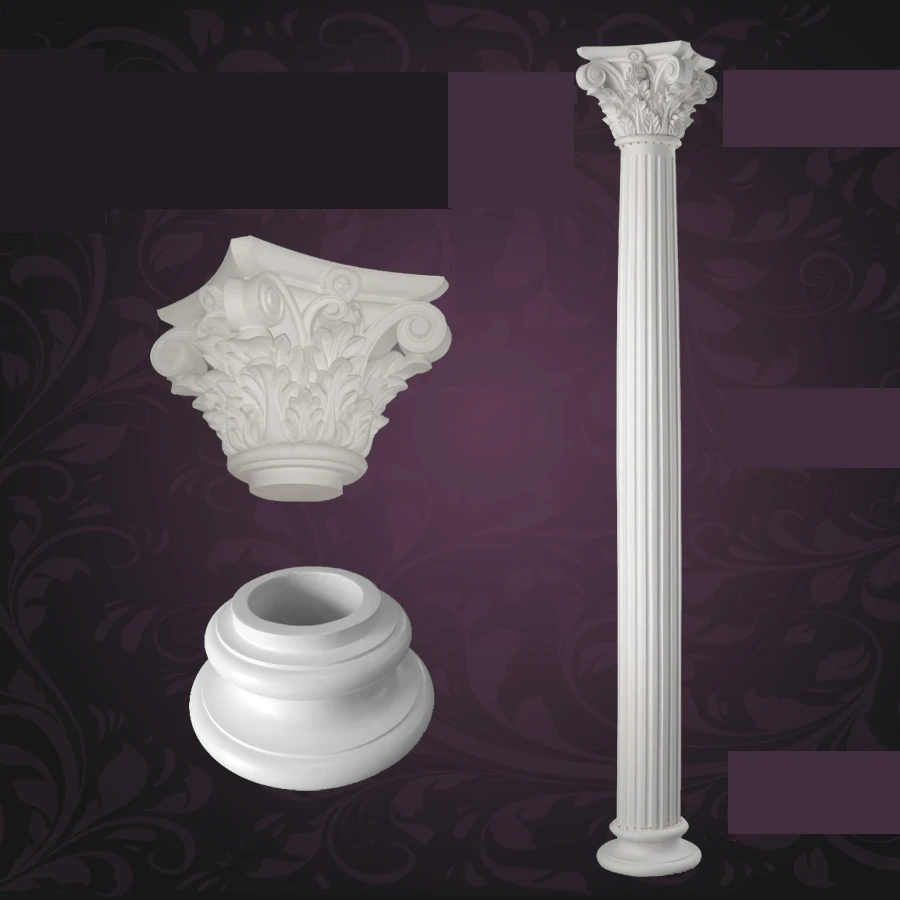 PU-decorative-Roman-pillars-Roman-Corinthian-style-columns-gate-doors ...