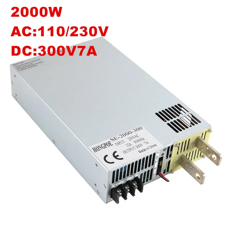 2000W 6A 300V Power Supply 300V 6A Output voltage current adjustable AC ...
