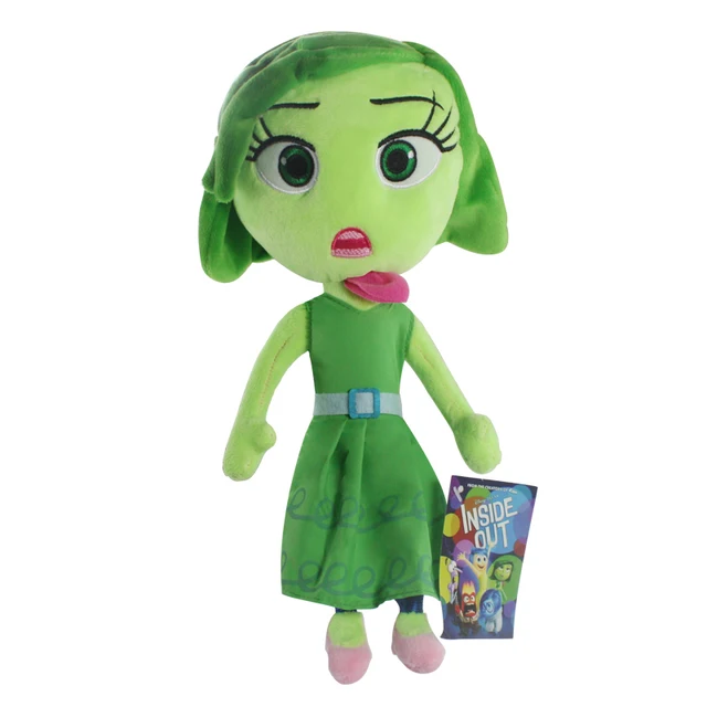 28CM Large Size Inside Out Plush Disgust Doll Green Color Baby Toys ...