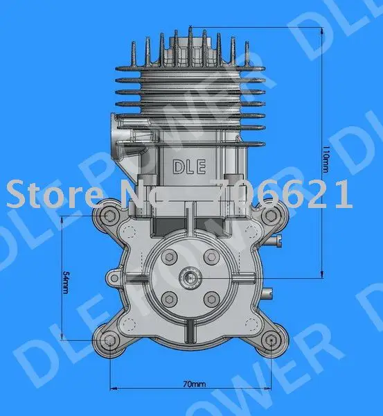 New DLE 20CC Gas Engine for rc airplane-in Детали и аксессуары from ...