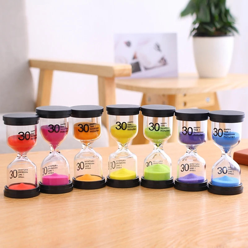 M.J.D. 1Pcs Time Hourglass Home Decor Crafts 1/3/5 Minute Fine Glass ...