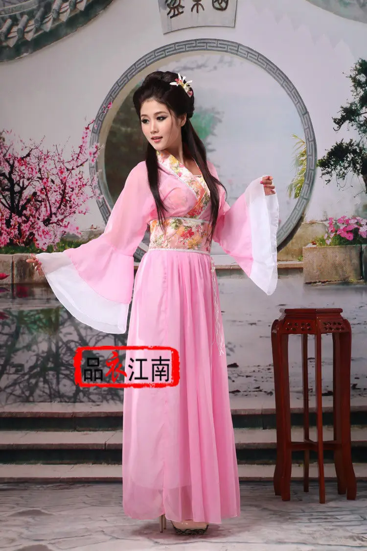New Girl Chinese Ancient Fairy Princess Dramaturgic Costume Show Robe ...