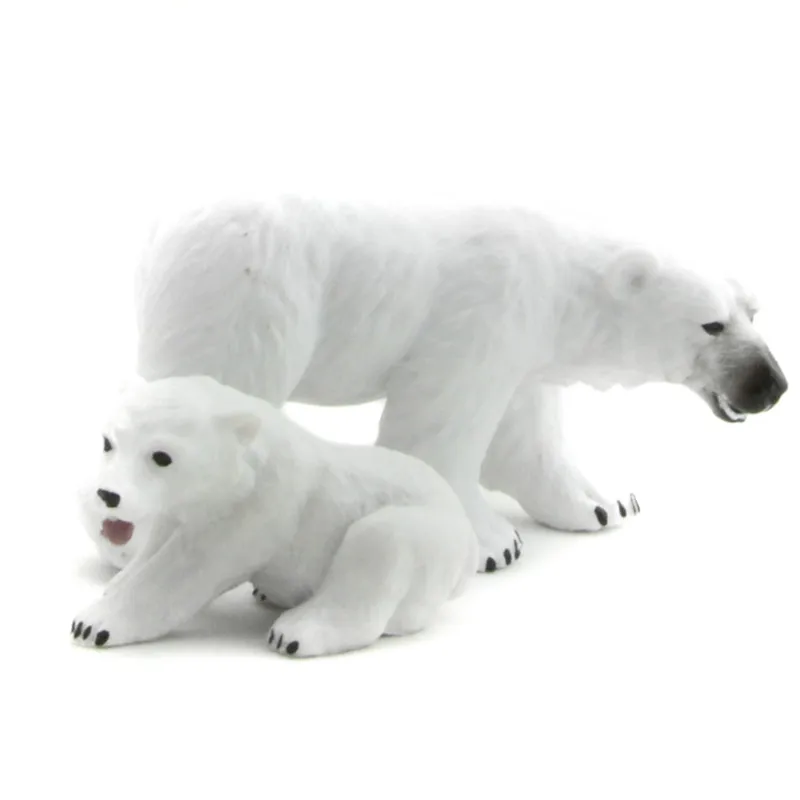 Starz PVC Animals World Polar Bear With Baby Staric Model Plastic starz-pvc-animals-world-polar-bear-with-baby-staric-model-plastic