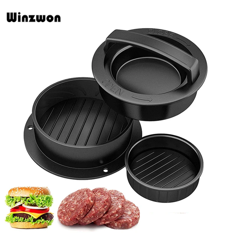 Outdoor Cooking Press Stainless Steel Smash Burger Press - 5.5" Round ...