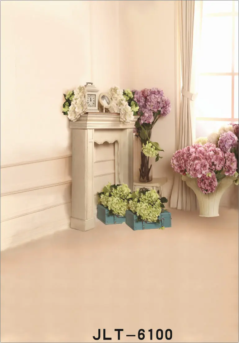 Indoor Flowers Foto Backgrounds for Photo Studio Computer Printed Vinyl ...