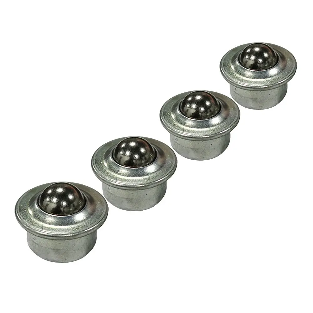 4pcs Stainless Steel Universal Ball Bearing Base metal Ball Transfer ...