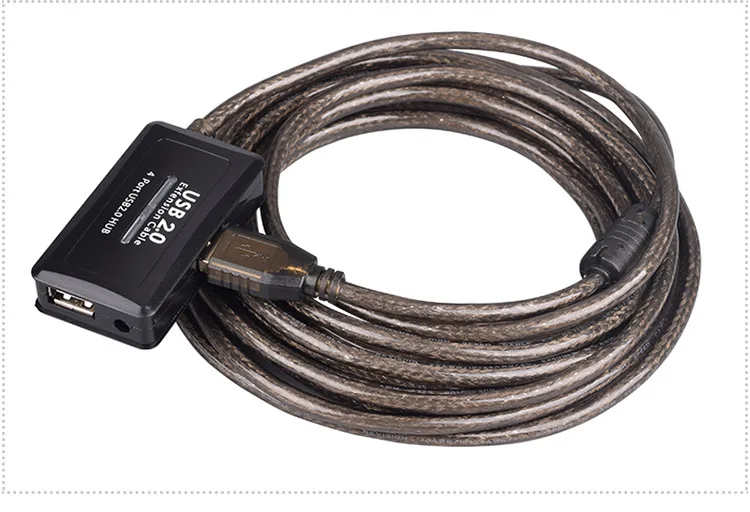 1pcs-USB2-0-4-Ports-HUB-with-5M-10M-15M-20M-Cable-signal-amplifier-for ...