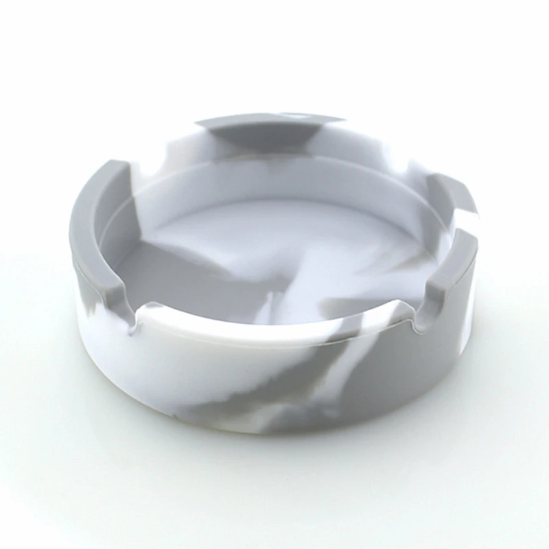 Glow in the Dark Ashtray - Durable Round Silicone Body in 10 Patterns ...