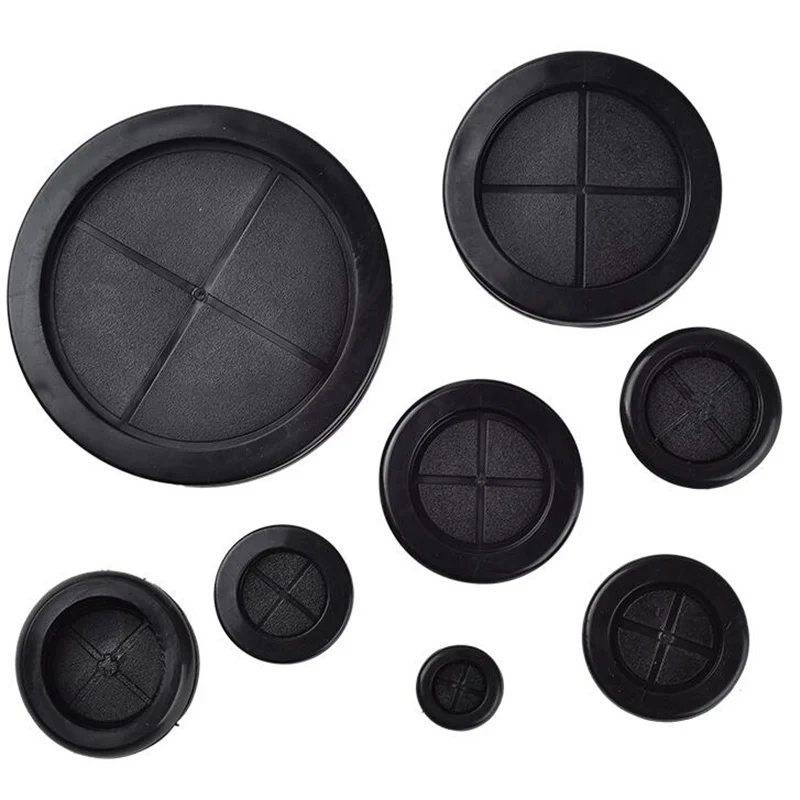 10pcs/lot Oval Rubber wire grommet gasket clamp Electric box inlet ...