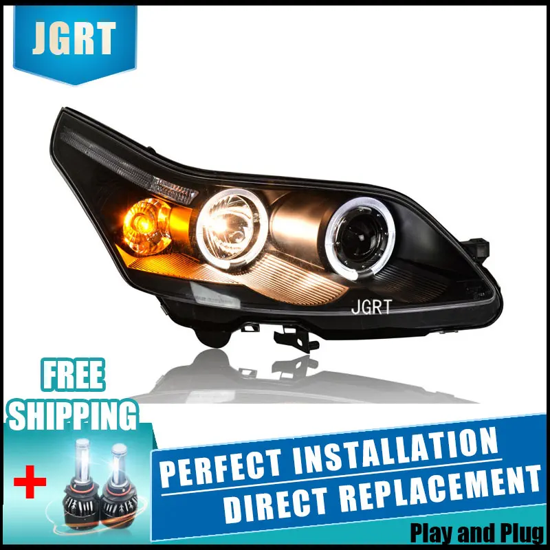 Car Styling For Citroen C4 led headlight assembly 08 11 For C4 head ...