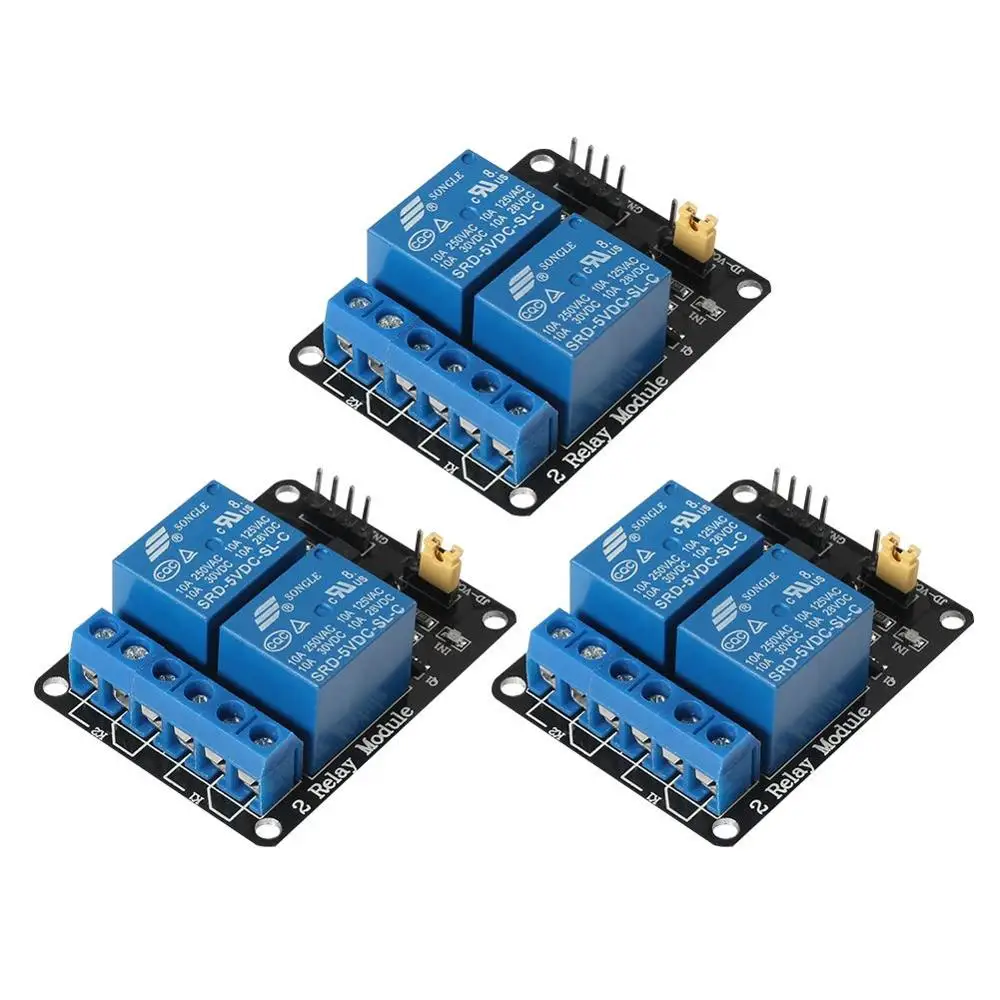 Arduino uno r3 dsp arm pic avr stm32 라즈베리 파이 로우 레벨 트리거 확장 보드 용 2 채널 dc ...
