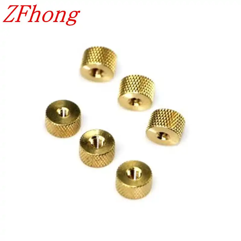 M2 2.5 3 4 Knurled Nut Brass Thumb Nut,Brass Knurled Nut,Pack of 10 ...