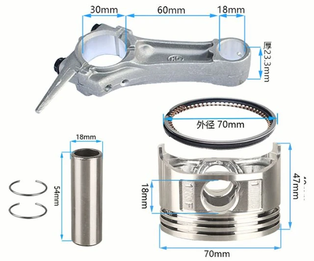 Diesel Piston And Rod