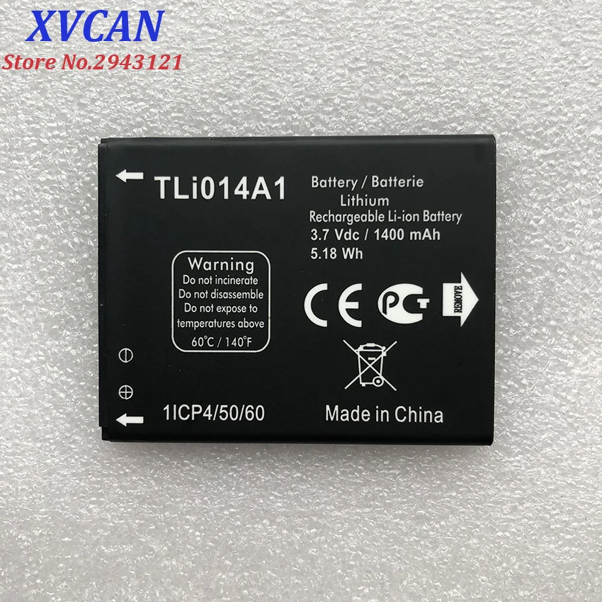 Batería de iones de litio TLI014A1 para teléfono, pila de 1400mAh ...