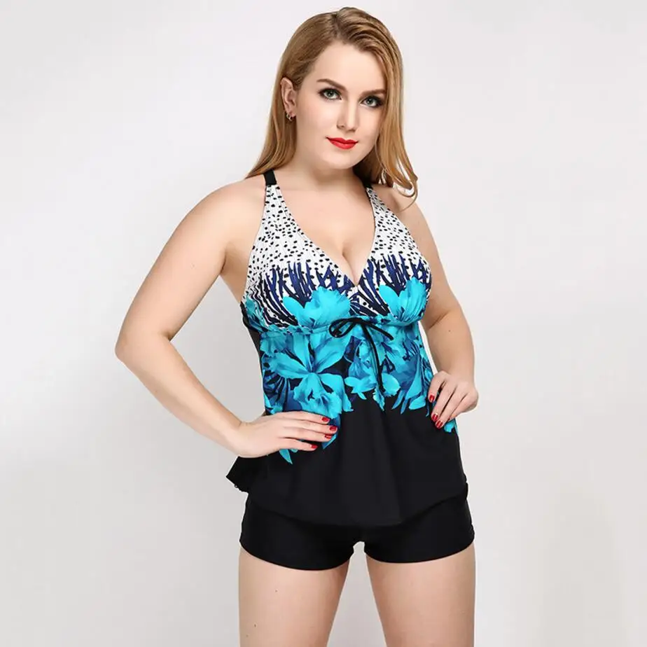Plus Size Swimwear Large Size Swimwear Women 2017 Maillot De Bain Deep