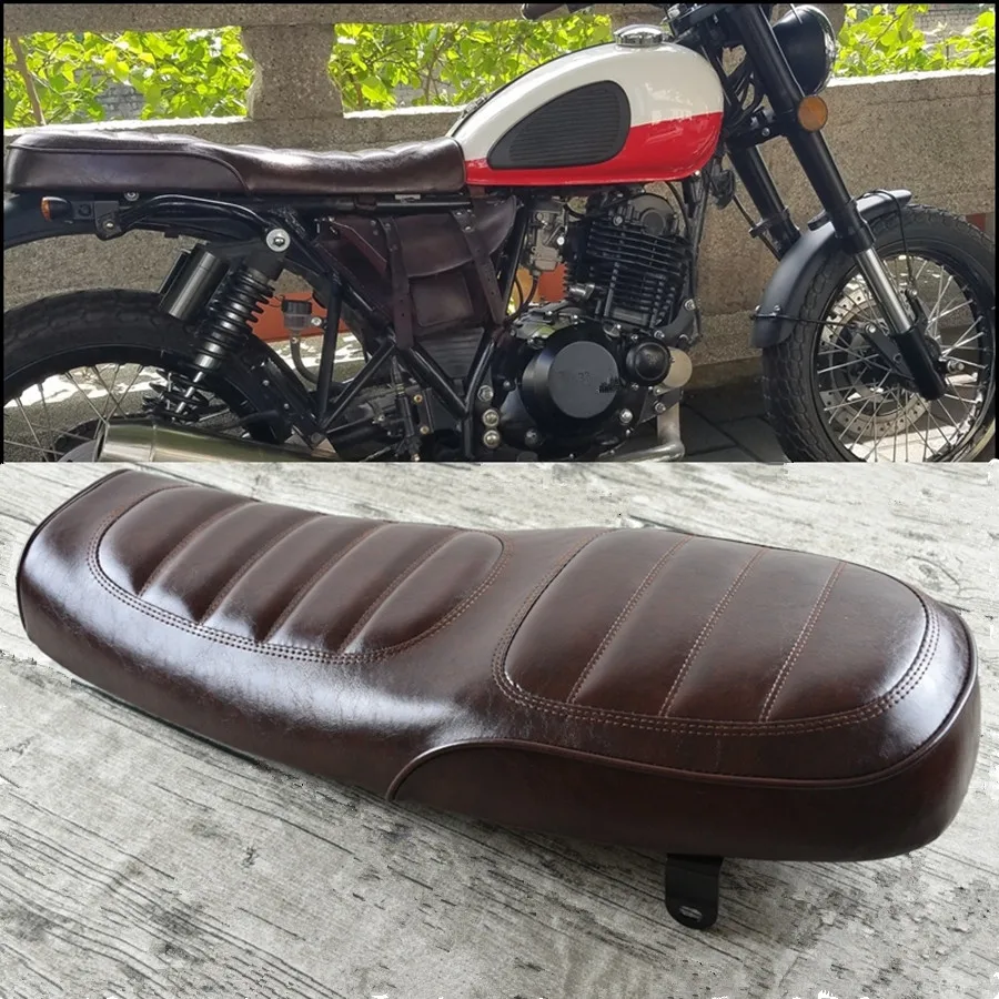 Universal Cafe Racer Seat Hump Vintage Saddle Cover 63cm For Suzuk GS ...
