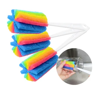 Rainbow Long Handled Cleaning Sponge (Set Of 2) - Queerks™