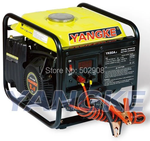 Portable Gasoline DC Generator Battery Charger (DC 12V 60A, 17KG ...
