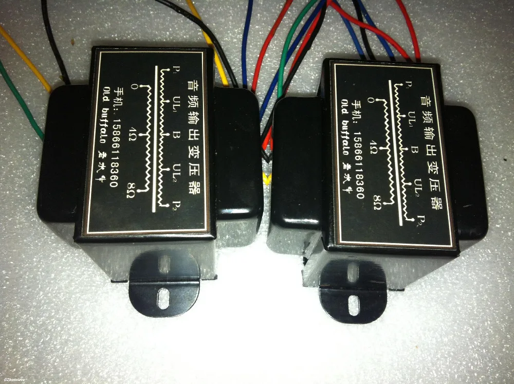 2pcs 20w 30w 40w Push-Pull Tube amplifier's Output Transformers For 6P1 EL84 6L6 EL34 KT88 KT66