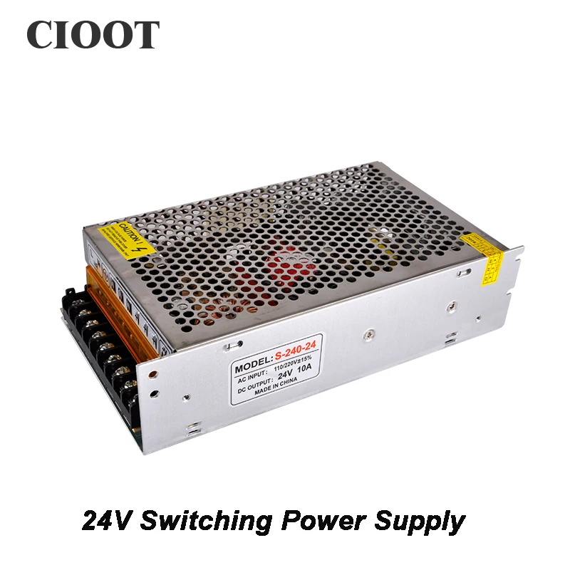 24V Switching Power Supply 240W 10A Single Phase Power Supply DC 24V ...