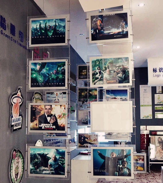 Movie Poster Lighted Frames