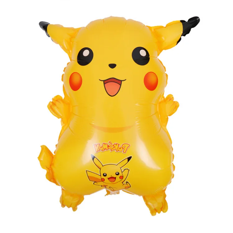 10pcs 60x45cm Pokemongo Pokemon Pocket Monster Foil Balloons Birthday ...