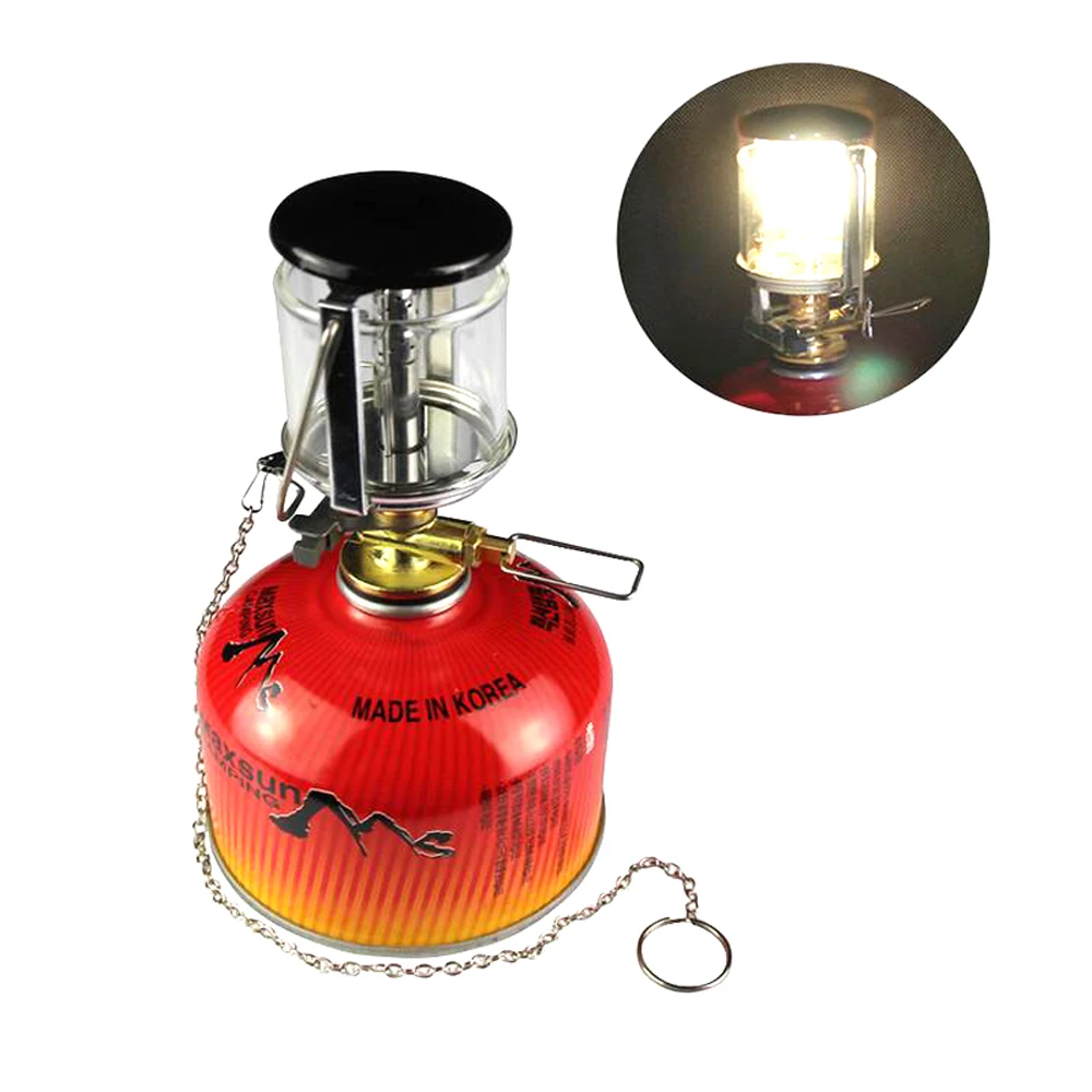 Minilinterna portátil para acampar al aire libre, calentador de Gas ...