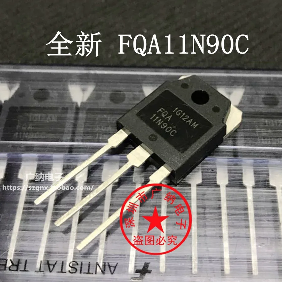 10PCS 20PCS FQA11N90C 11N90C ~ 247 새로운 원래 MOSFET N CH 900V 11A TO 3P IC ...