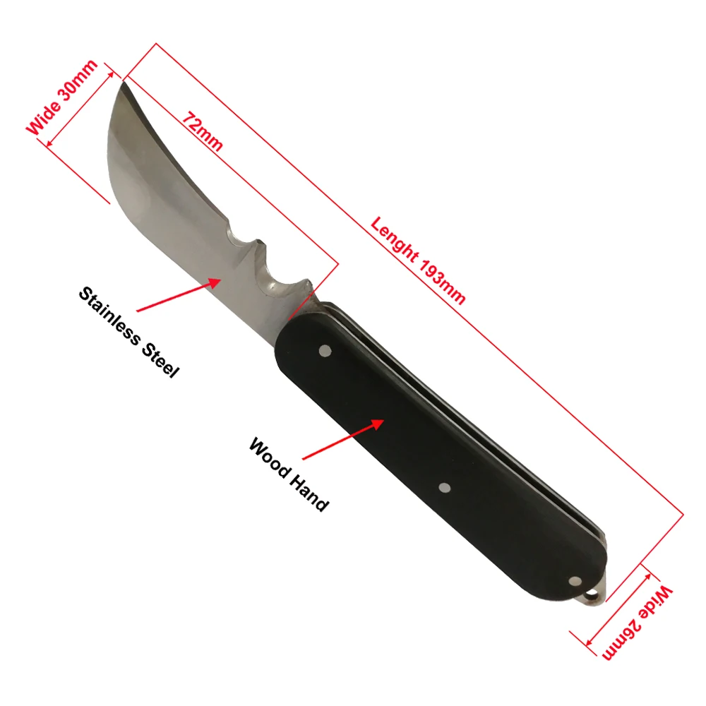 Haicable Wire Knife Stainless Steel Cable Cutter Wire Stripper ...