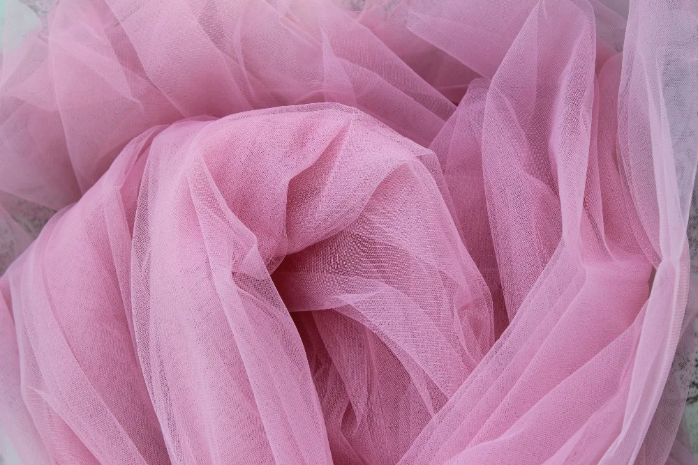 160cm wide 10 yards/lot Super soft fine mesh tulle tiny hole soft nylon ...