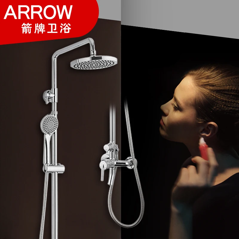 WBANG The main body of the bathroom brass plating bath double control ...