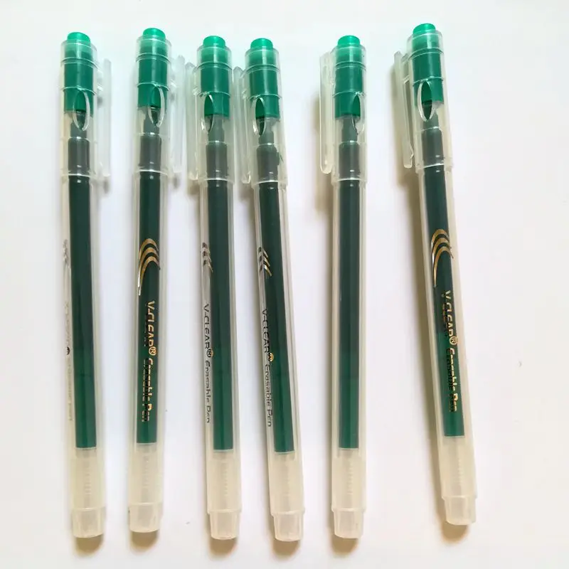 VCLEAR-Stylo gel effaçable à encre verte,classique et mignon ...