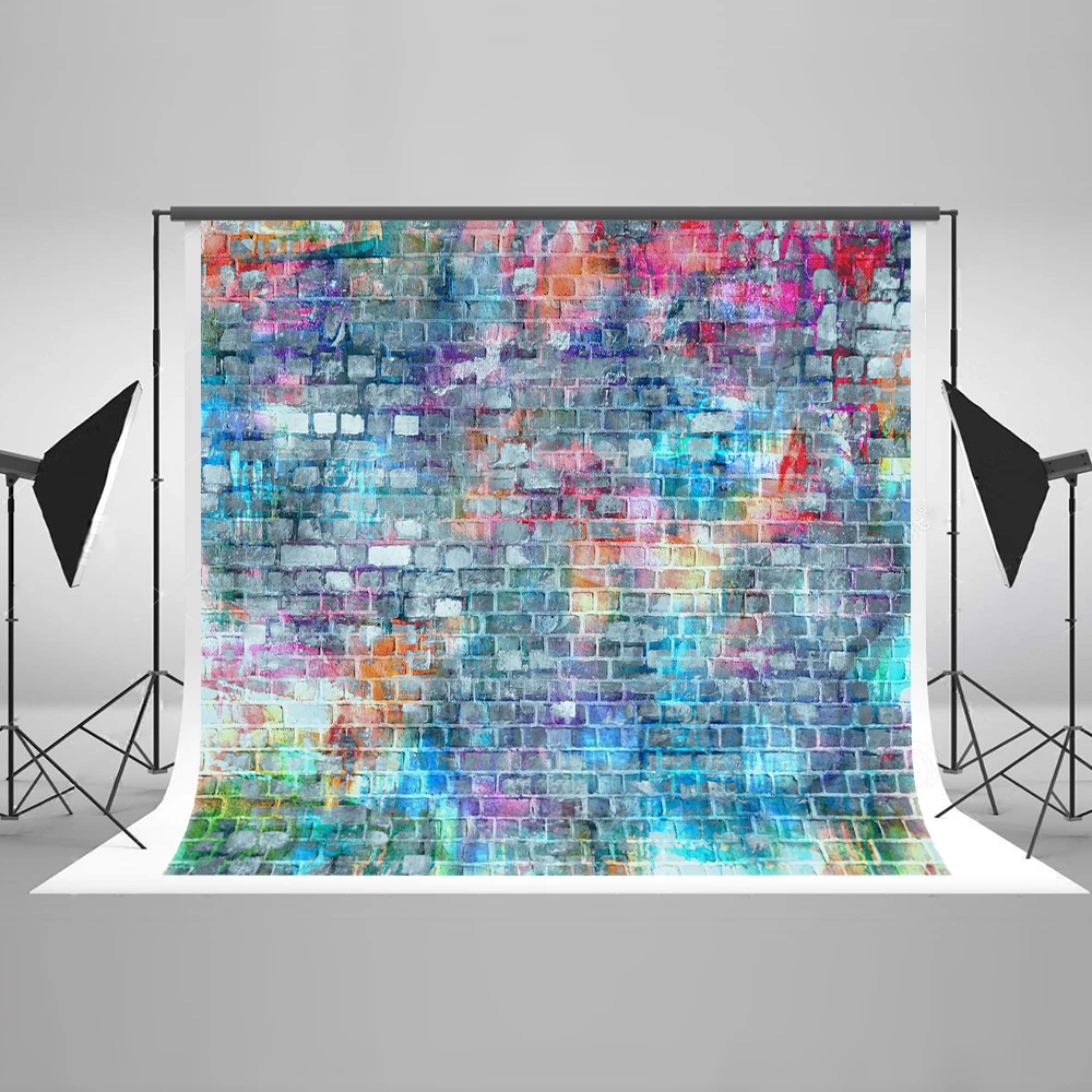 Kate 7x5 Backdrop Graffiti Photography Backdrop Cotton Seamless Hip pop ...