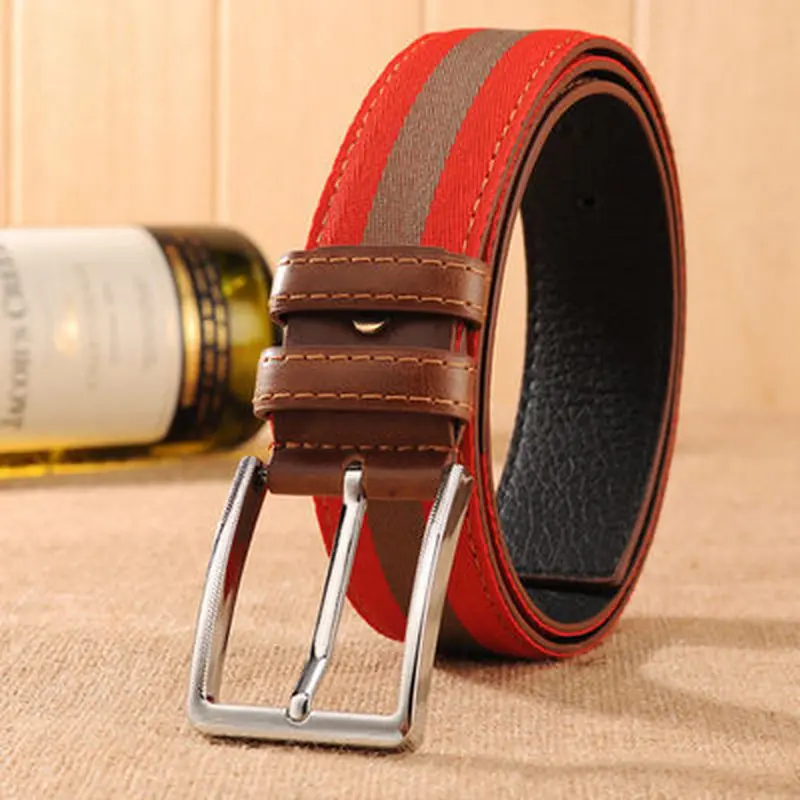 Designer Belt Men High Quality Canvas Belts for Women Fashion Pin ...