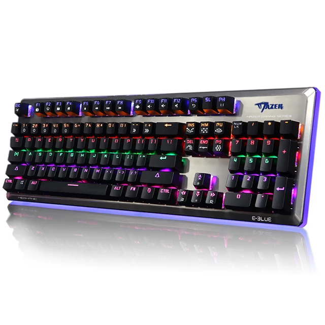 USB Wired 104 Keys Mechanical Keyboard