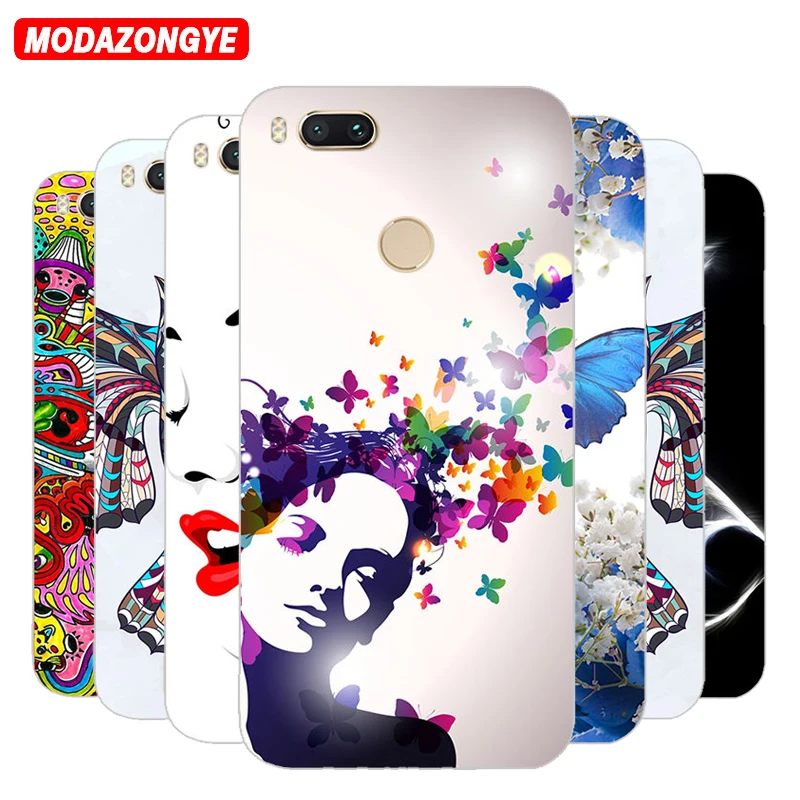 For Xiaomi Mi A1 Case Xiaomi MiA1 Case Silicone TPU Soft Back Cover ...