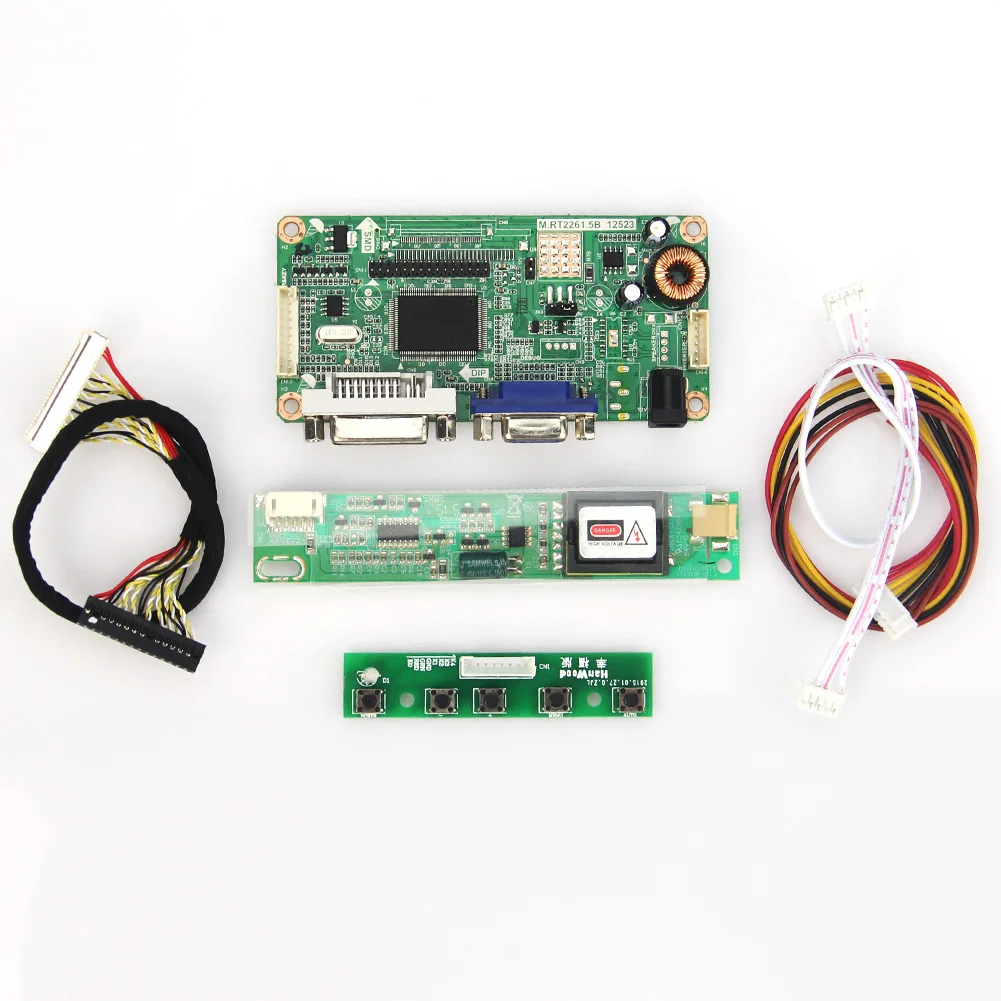 VGA + DVI M RT2261 M RT2281 LCD/LED controlador Junta LP171W02 (A4) LVDS Monitor reutilización ...