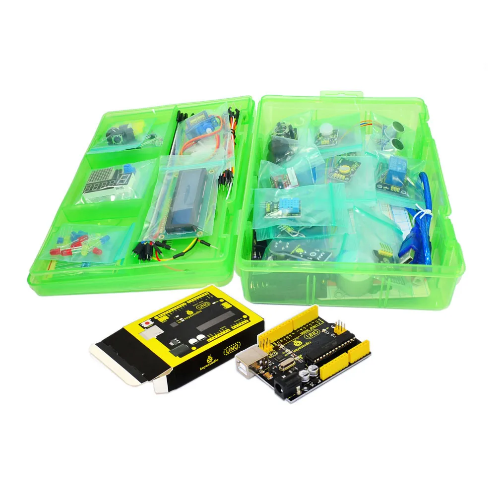Súper Kit Arduino Avanzado Keyestudio UNO R3 con 32 Proyectos (SKU 255 ...