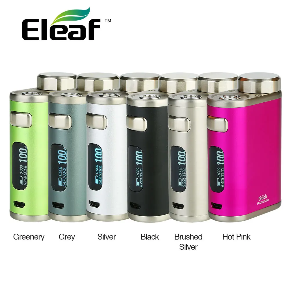 Original Eleaf IStick Pico 21700 100W TC Box Mod W/ 0.91 inch Large ...