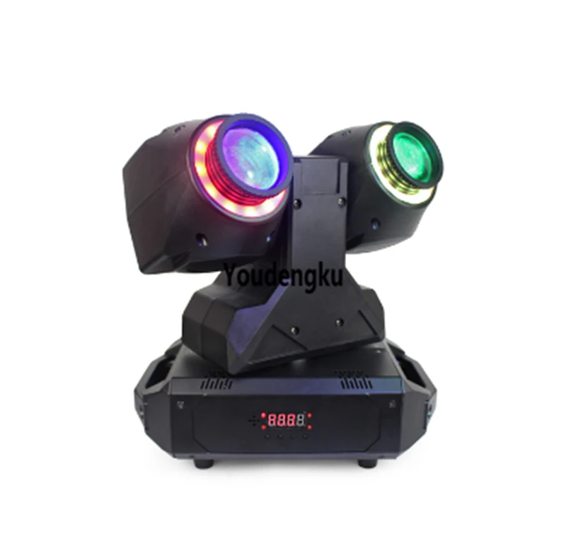 8 pieces 2 heads x 30w moving head beam led moving head mini light mini ...