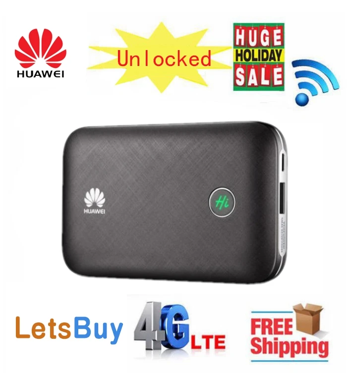 Unlocked Huawei E5771 E5771h 937 9600mAh WiFi PRO 4G Pocket WiFi Router Mobile hotspot PK E5770 ...