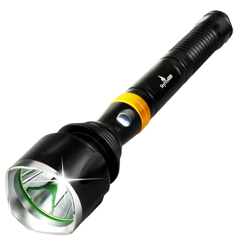 SKYFIRE Tactical Powerful Waterproof T6 LED light Flashlight with Self ...