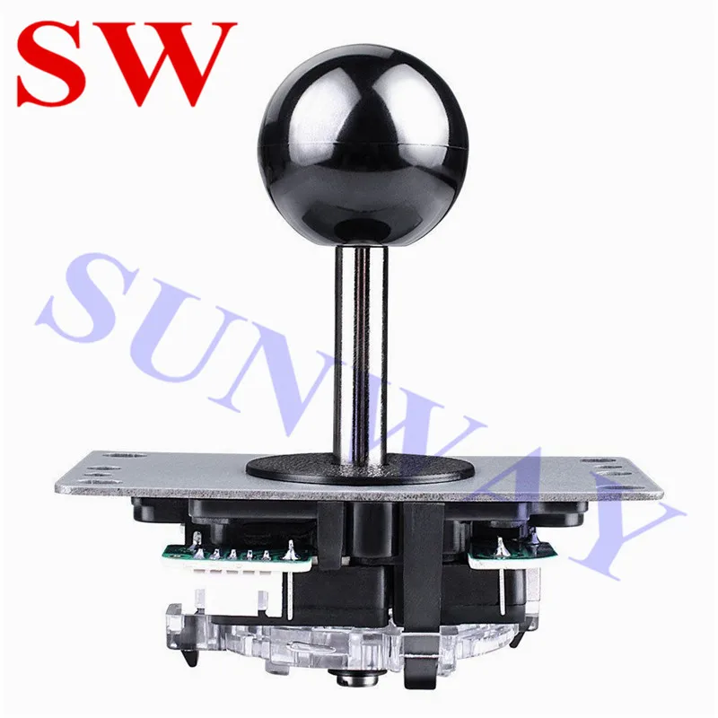 2PCS Arcade Joystick DIY Joystick Red Ball 8 Way Joystick Fighting ...