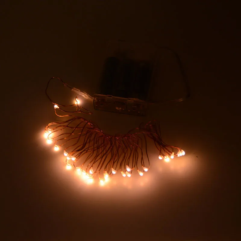 3 X AA Battery Powered 3M 30 Led Copper Wire String Light for Party ...