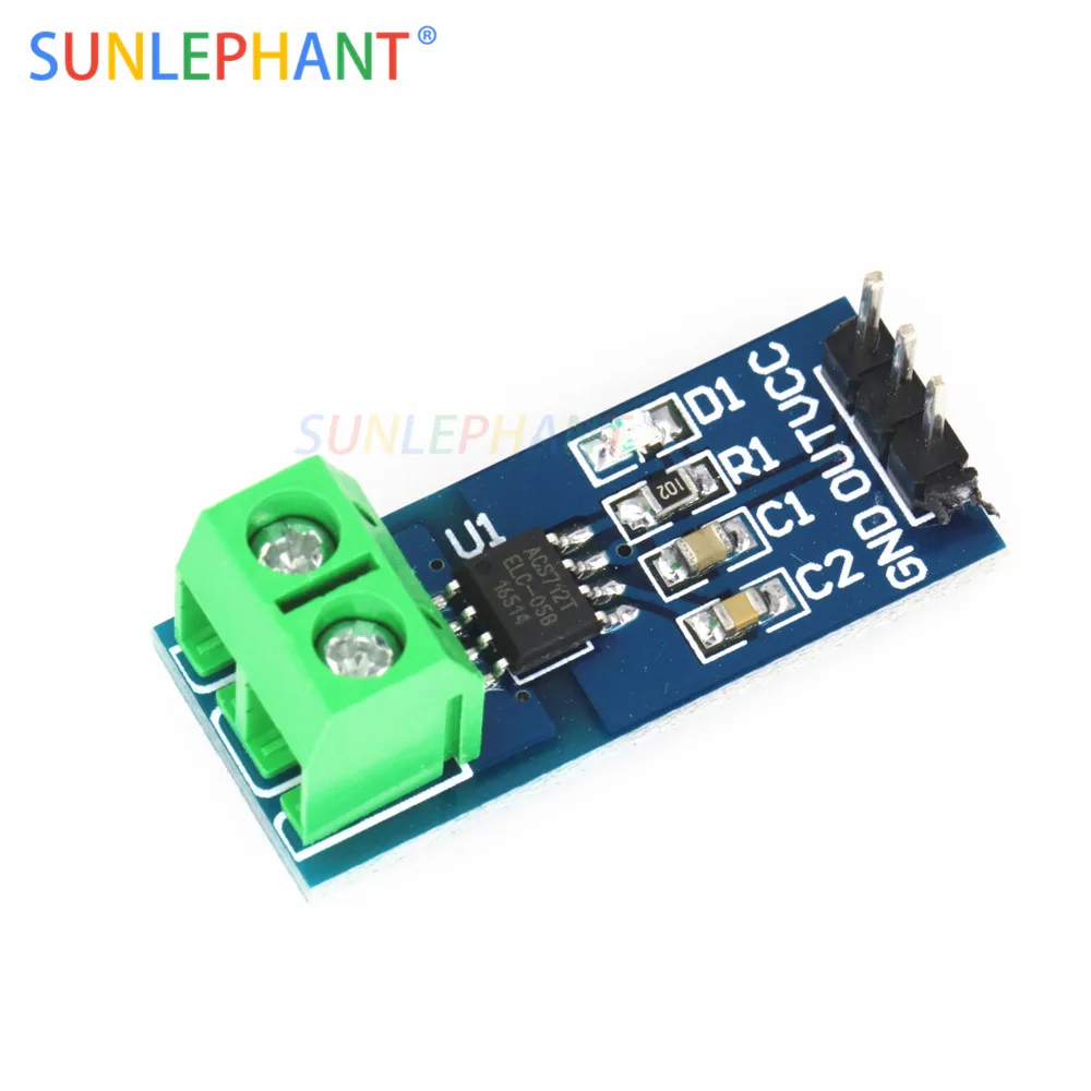 5A/20A/30A ACS712 ACS712ELC Hall Test Current Sensor Module Board For ...